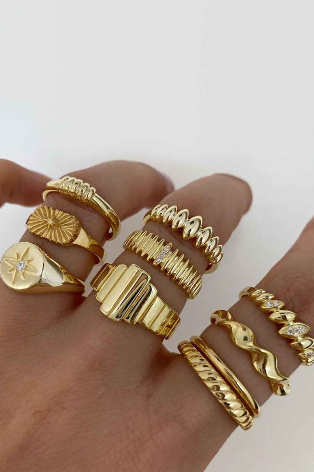 Set of 10 Pc Rings – Micas