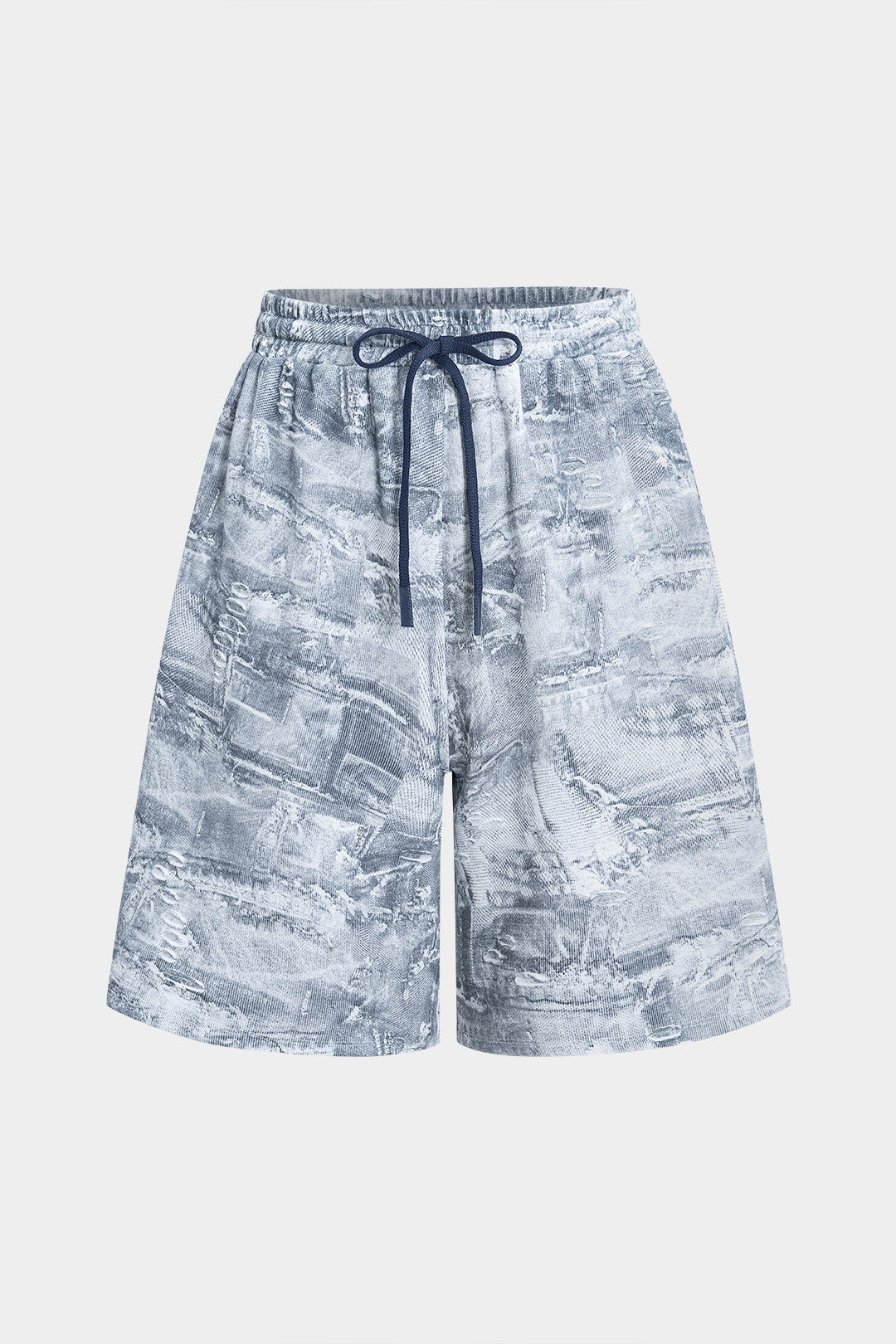 Abstract Print Drawstring Shorts – Micas