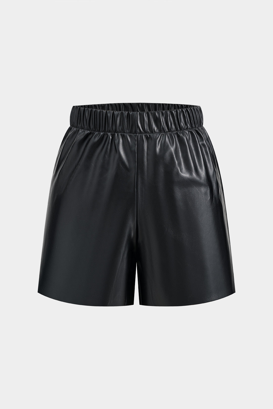 Basic Faux Leather Shorts – Micas