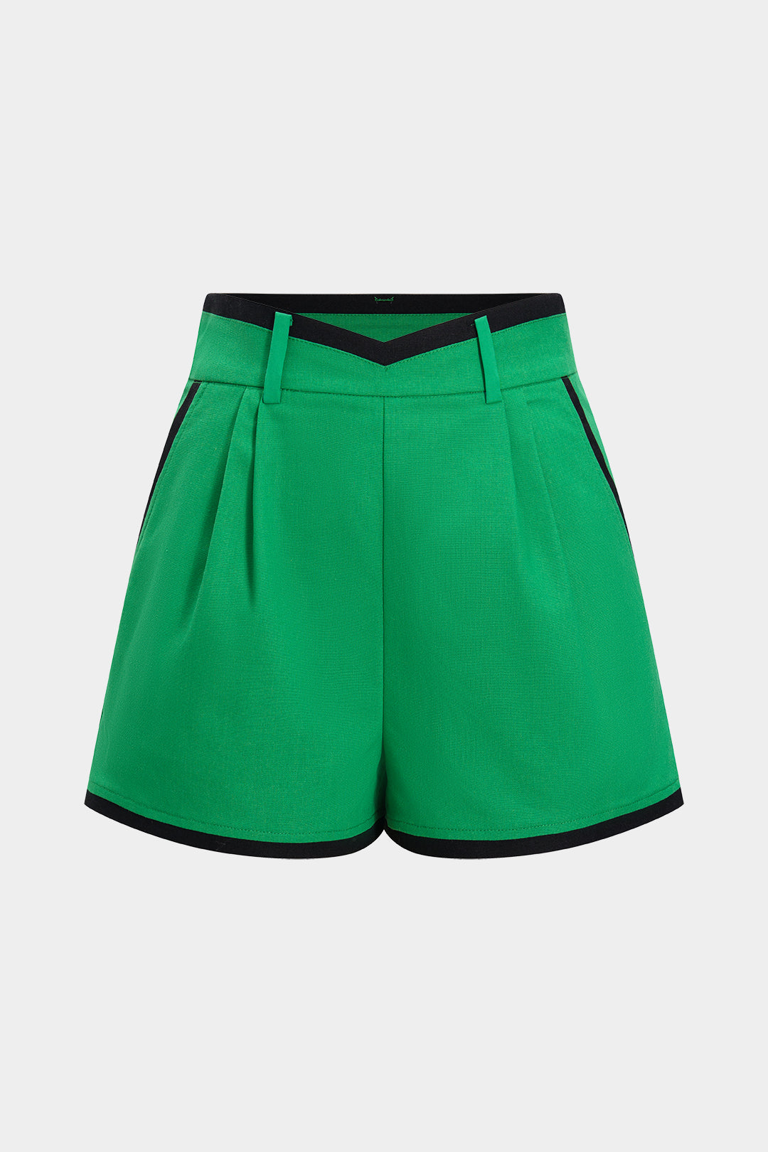 Linen Contrast Ruched Binding Shorts – Micas