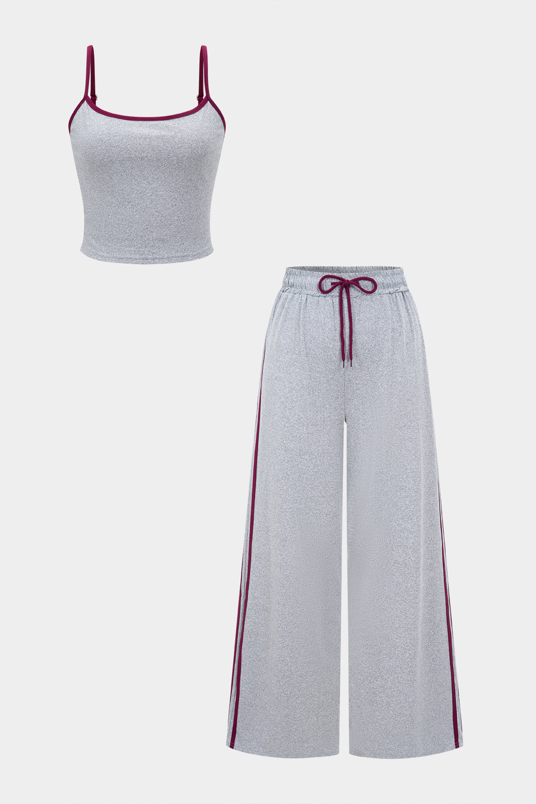 Contrast Cami Top And Trousers Set – Micas