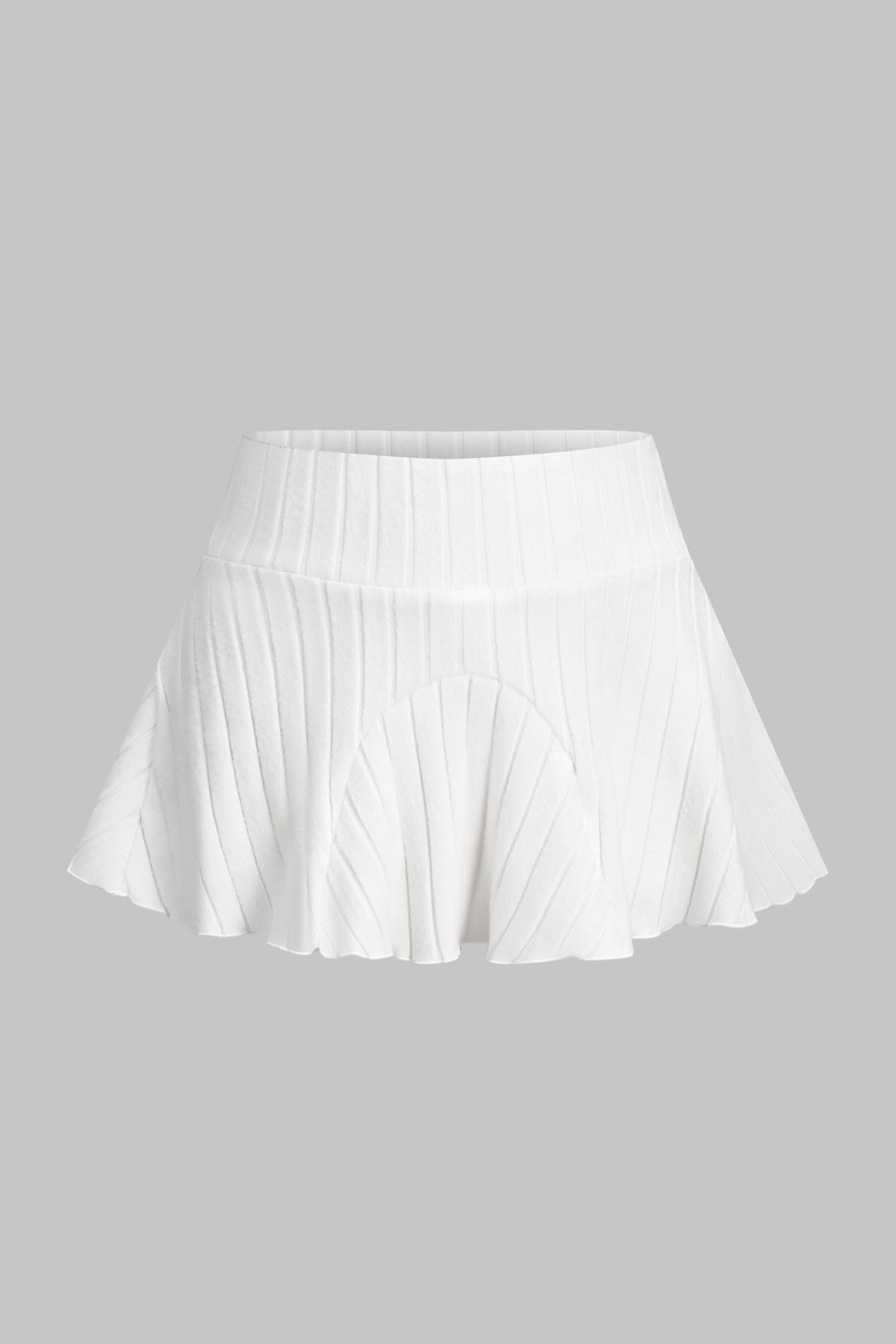 Ruffle Puff Hem Skirt – Micas