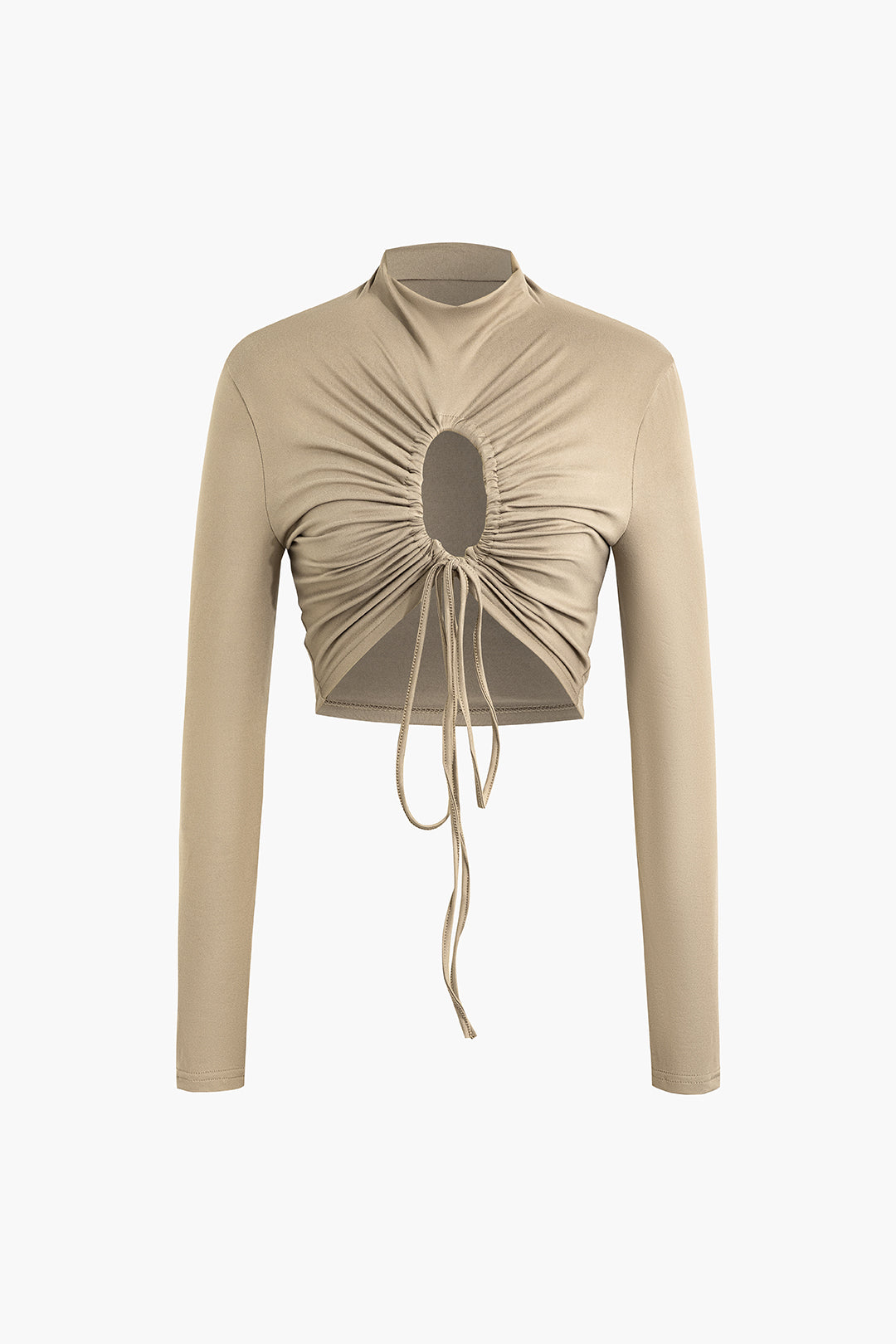 Solid Drawstring Short-Sleeve Shirt – Micas