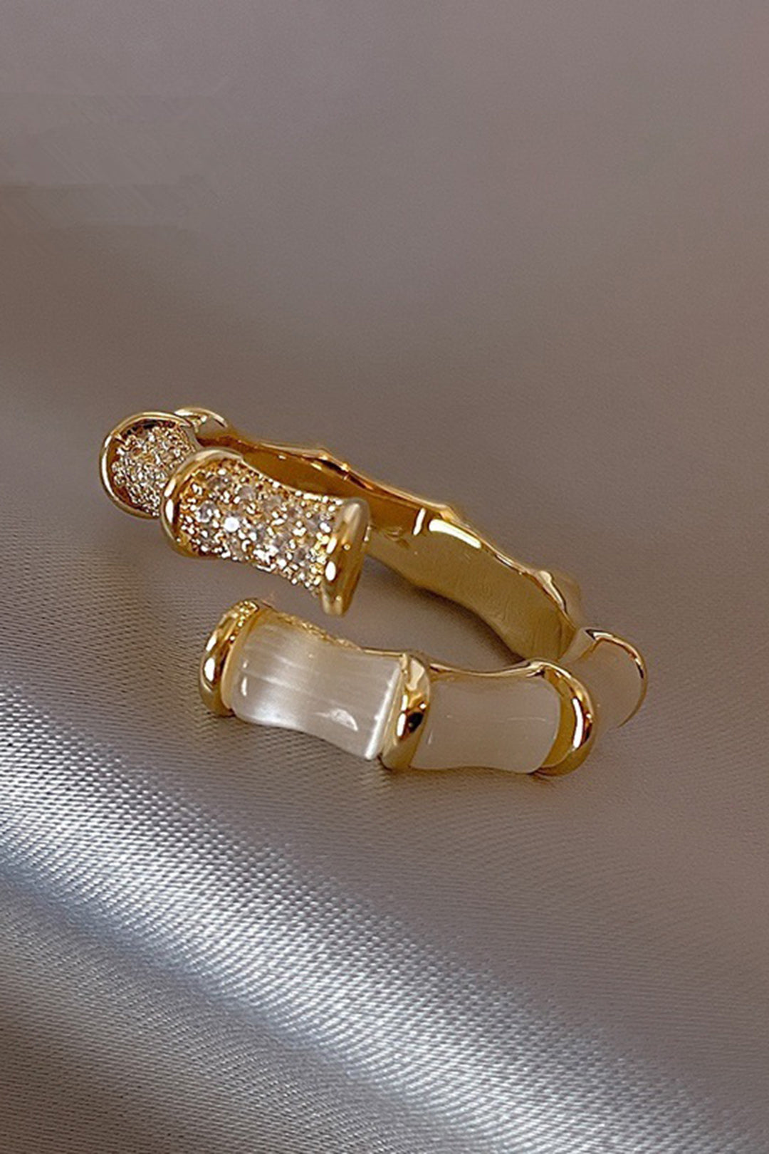 Bamboo Joint Design Ring – Micas