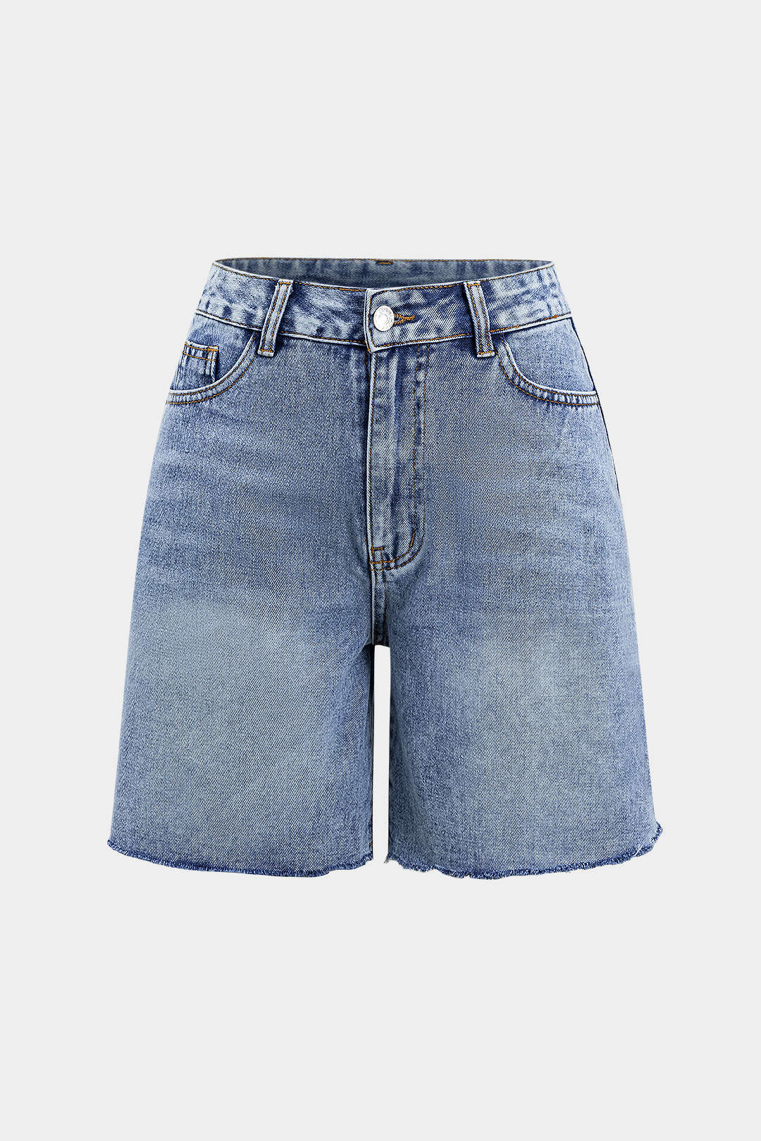 Denim Button Pocket Shorts – Micas