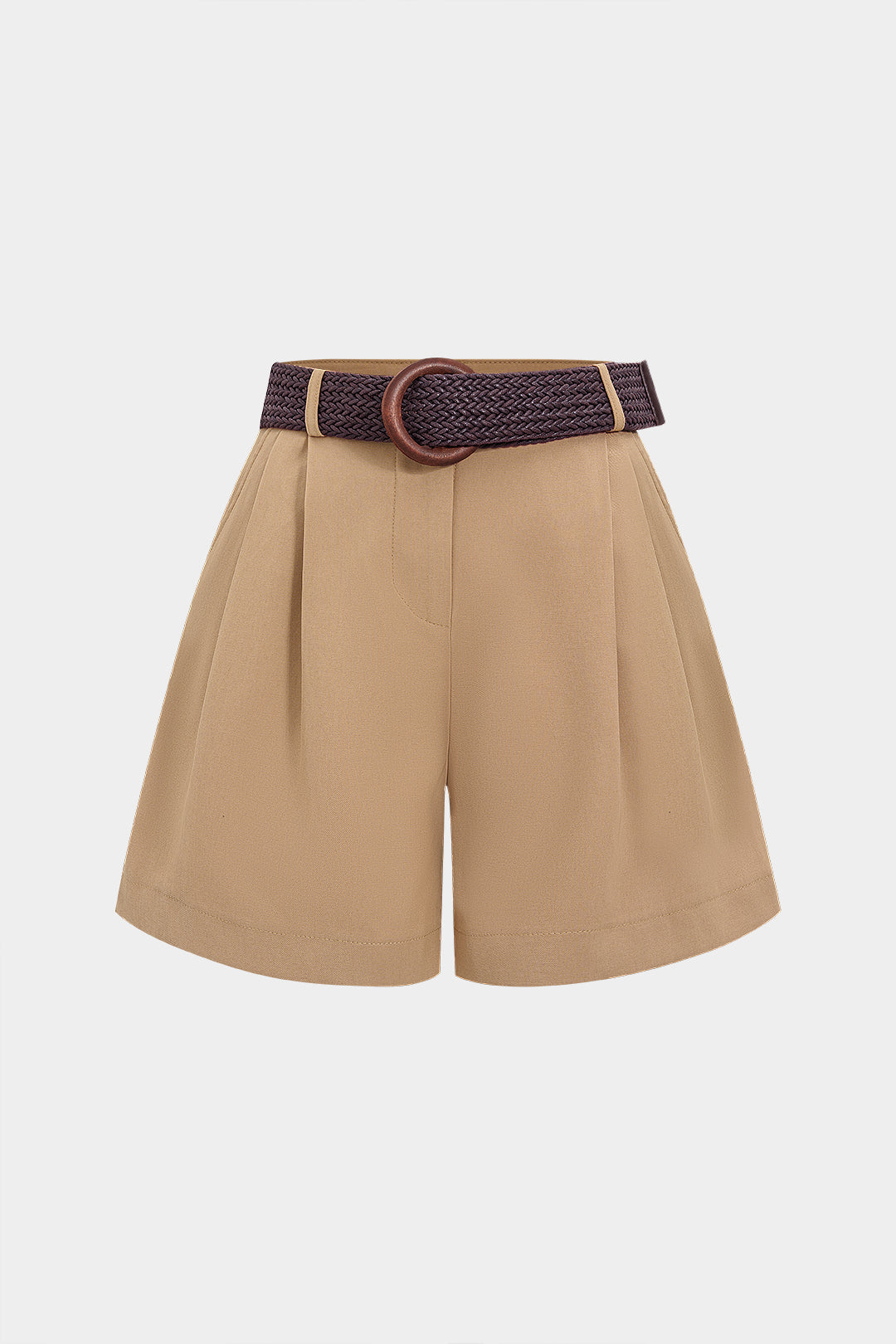 Belted Ruched Shorts – Micas