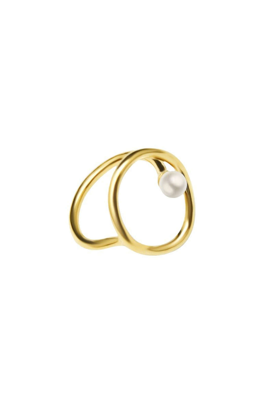 Metal Pearl Ring – Micas