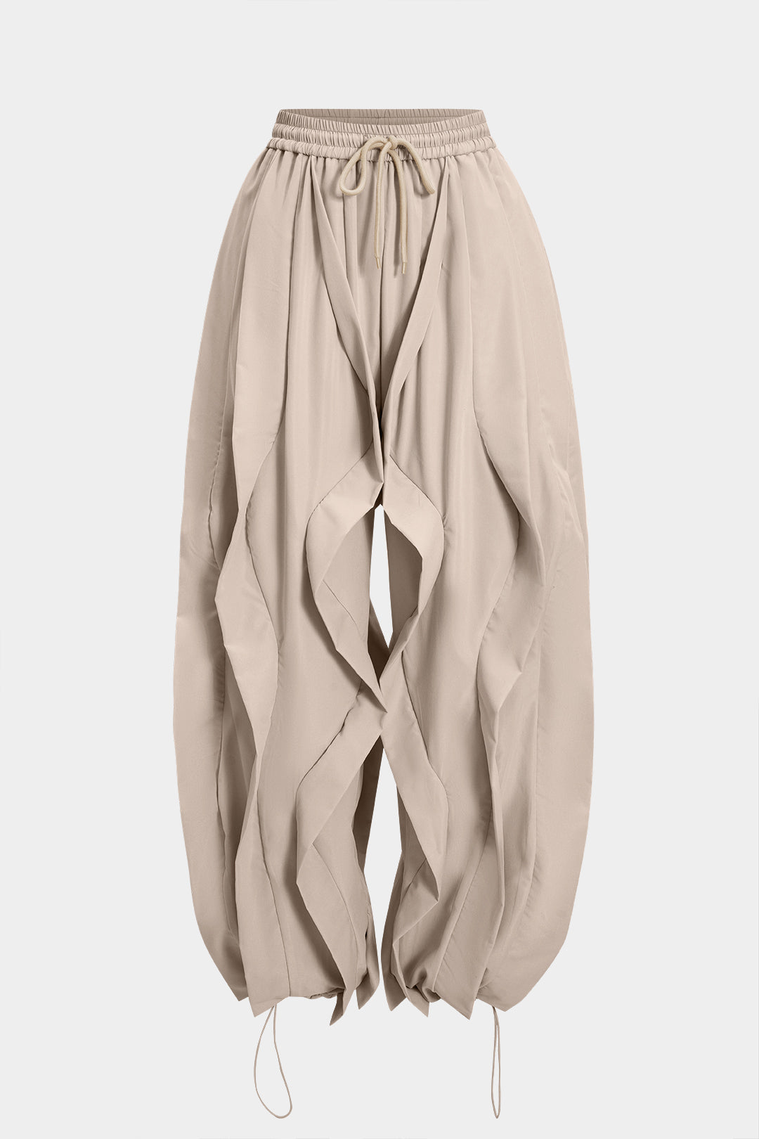 Drawstring Ruffle Trousers – Micas