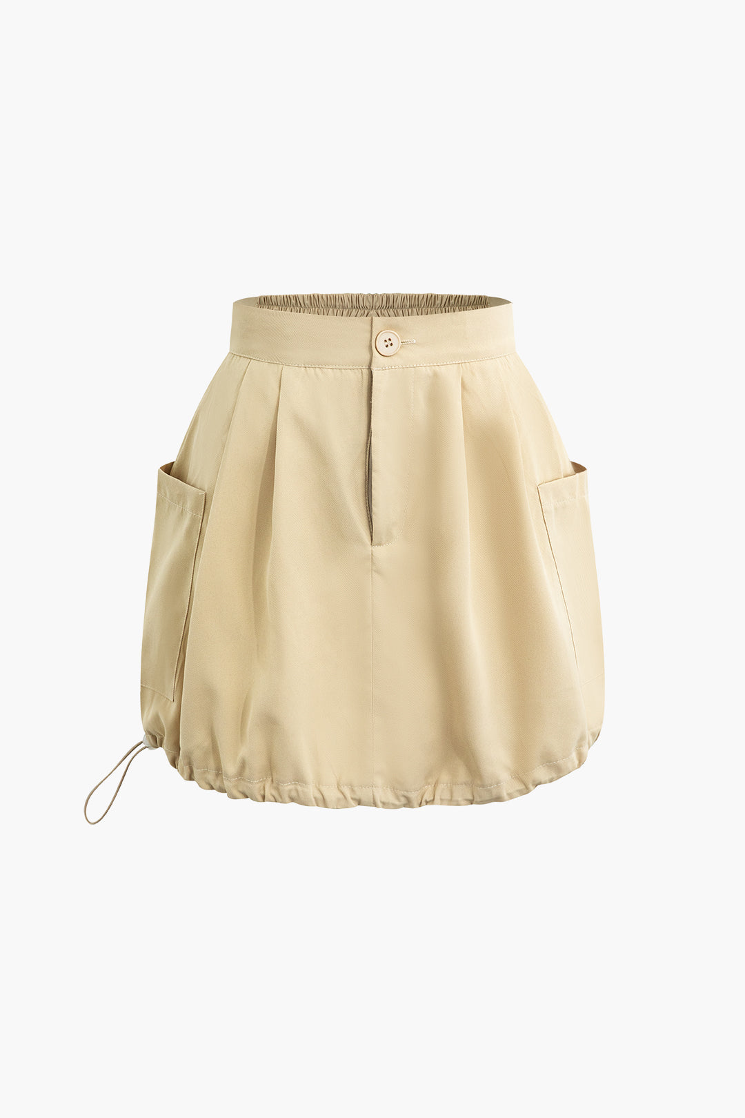 Drawstring Hem Cargo Mini Skirt – Micas