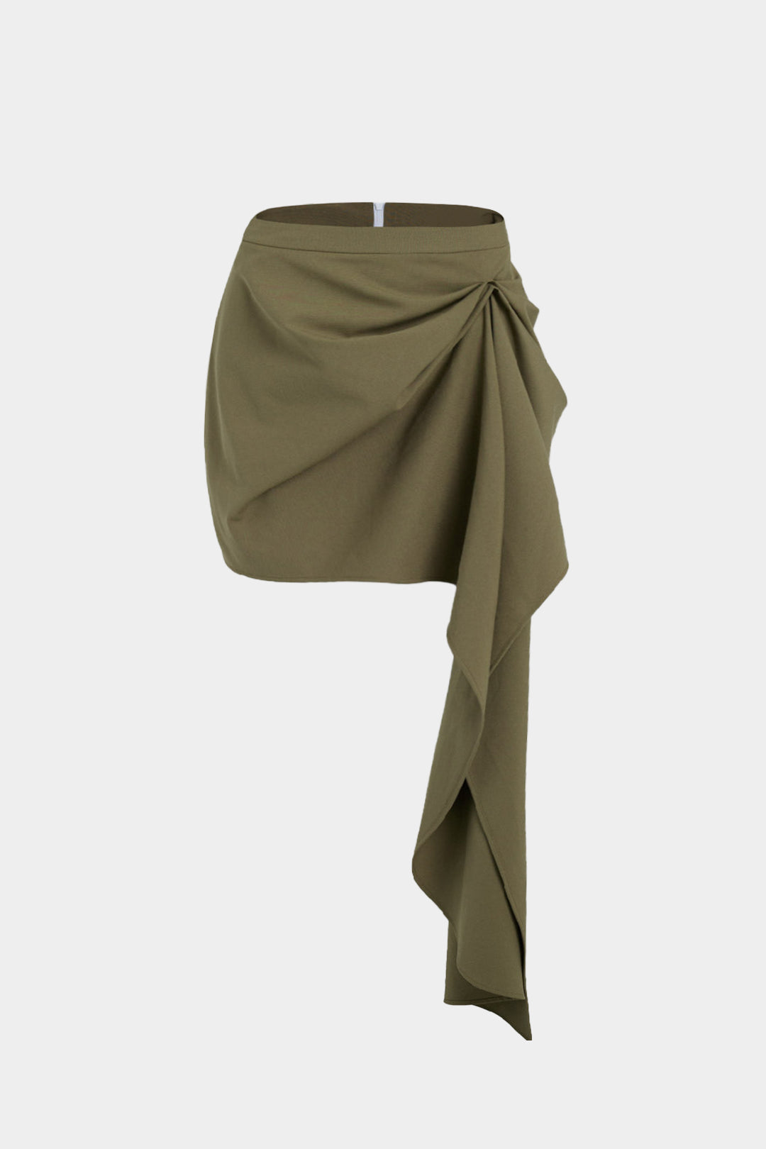 Ruched Asymmetrical Skirt – Micas